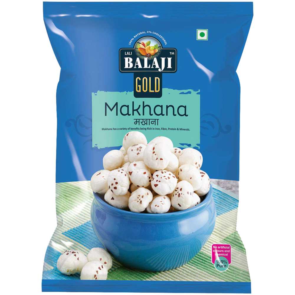 Lali Balaji Gold Makhana (Fox Nut) 100g – Balaji Dry Fruits