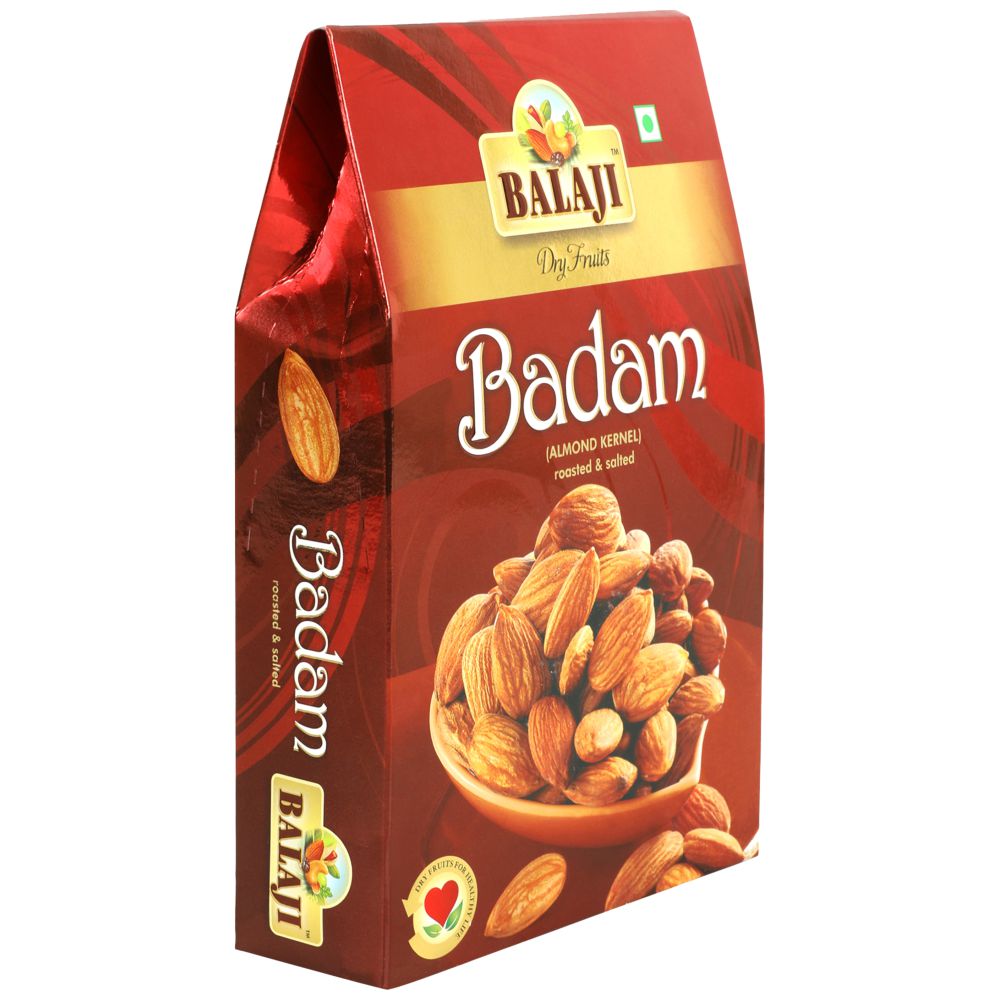 Lali Balaji Almond Roasted & Salted 250g – Balaji Dry Fruits